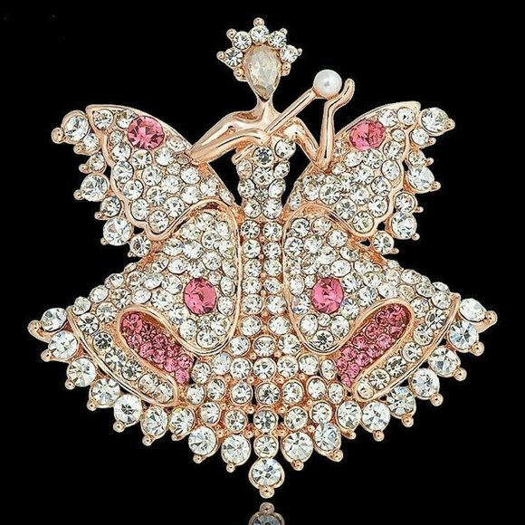 Jewelry | Magnificent Fairy God Mother Magic Queen Brooch | Poshmark